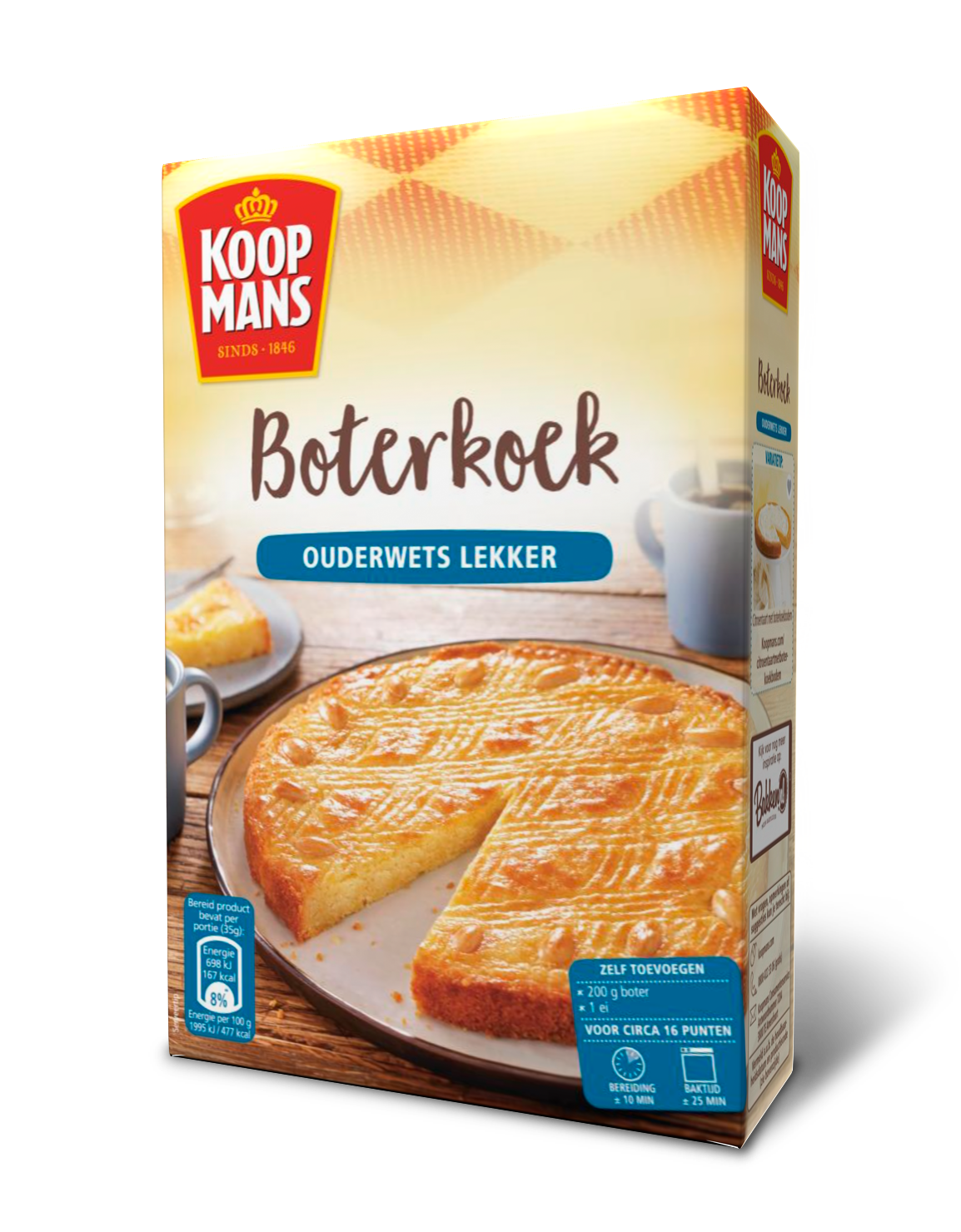 Boterkoek met walnoten - Recept - Koopmans.com