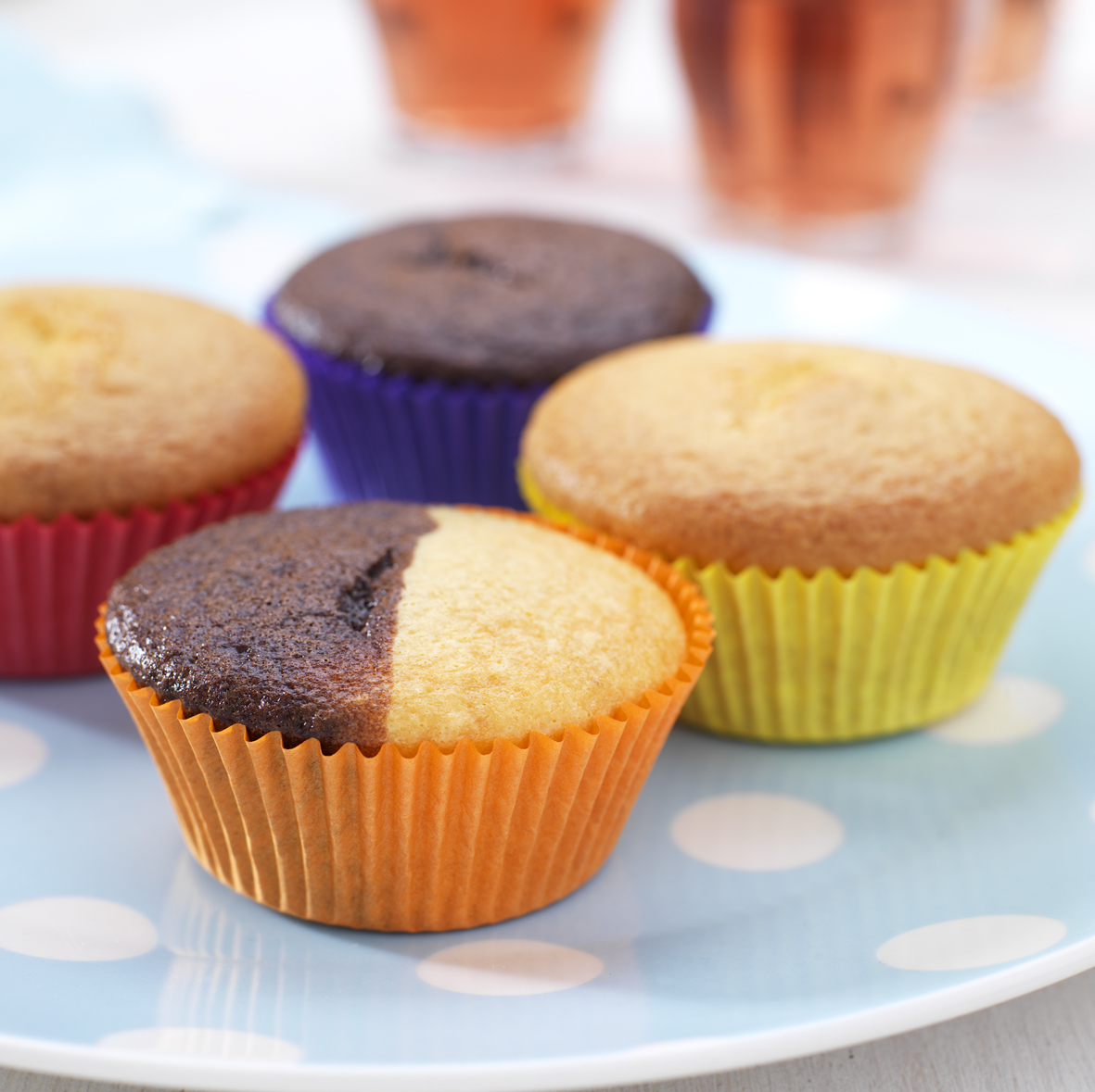 Kleine cakejes van Koopmans Cakemeel - Recept - Koopmans.com