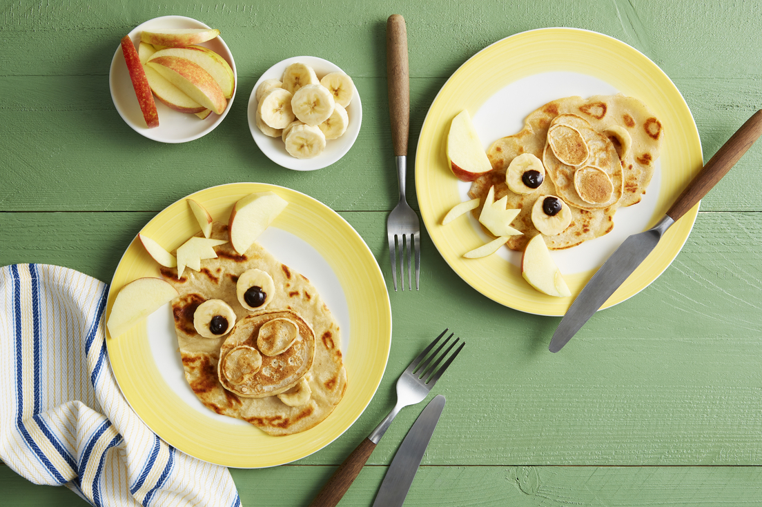 Pannenkoek aapjes met stroop - Recept - Koopmans.com