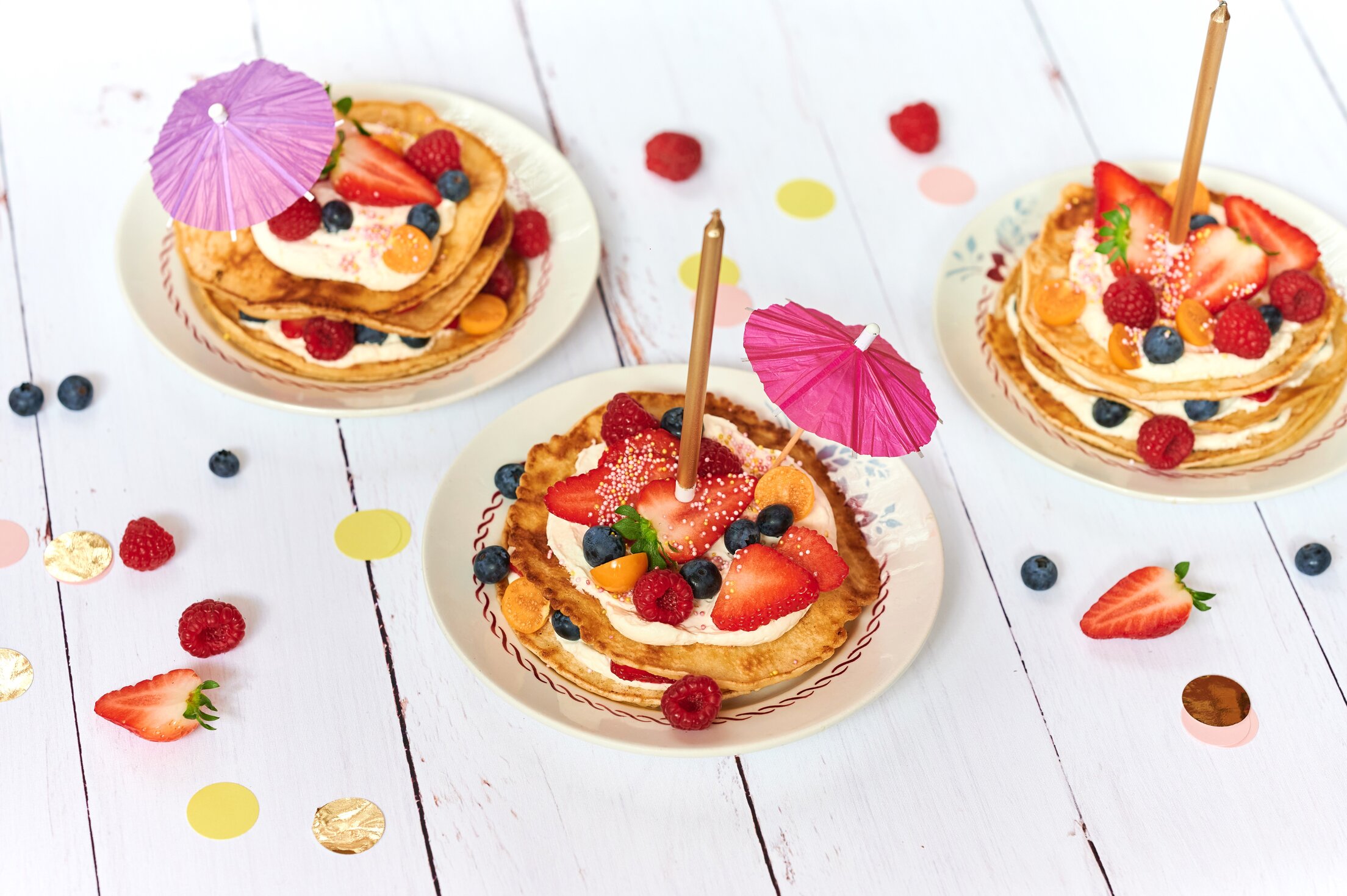 Pannenkoek hapjes met ham en pesto - Recept - Koopmans.com