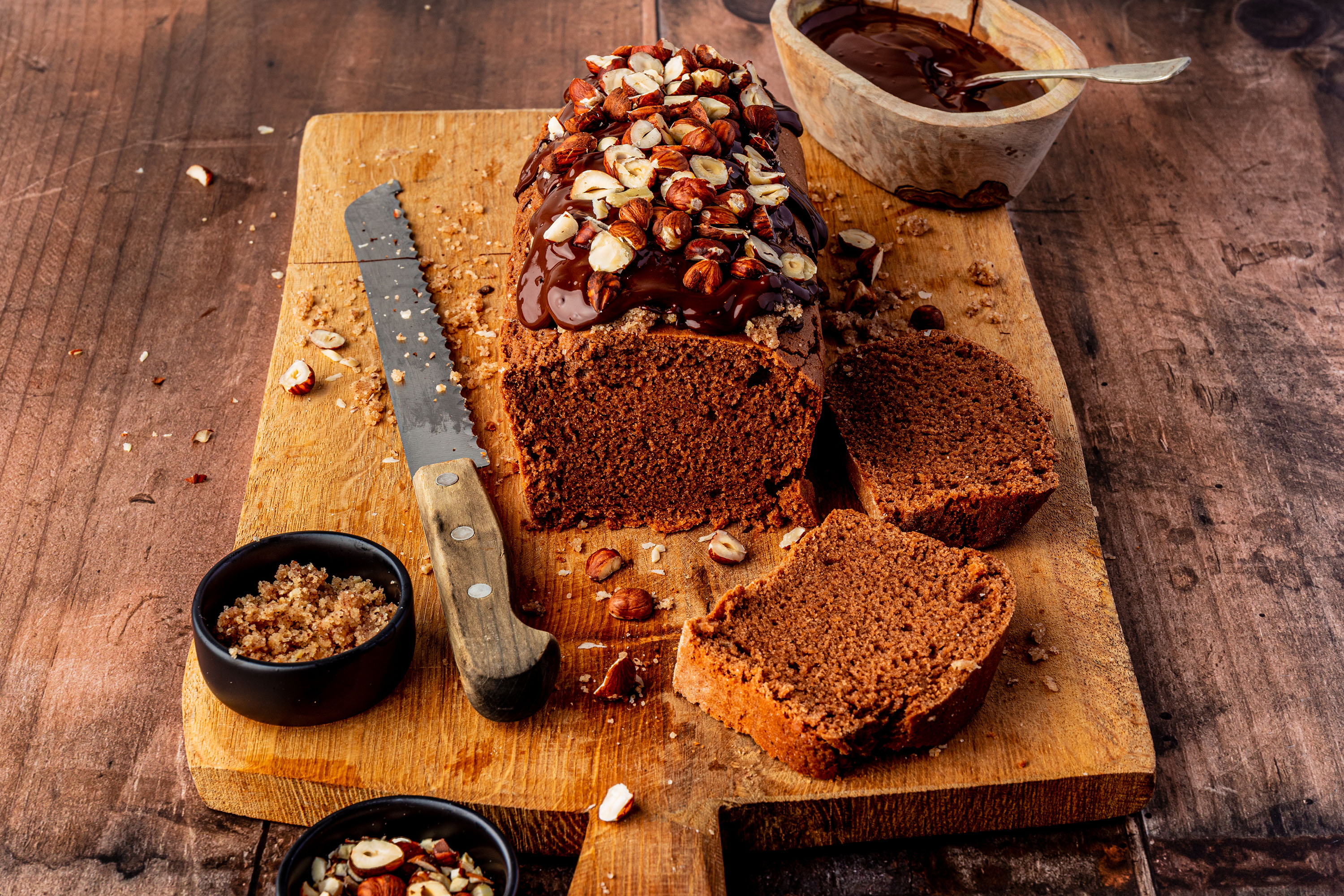 Hazelnootcake met chocolade receept - Koopmans - Koopmans.com