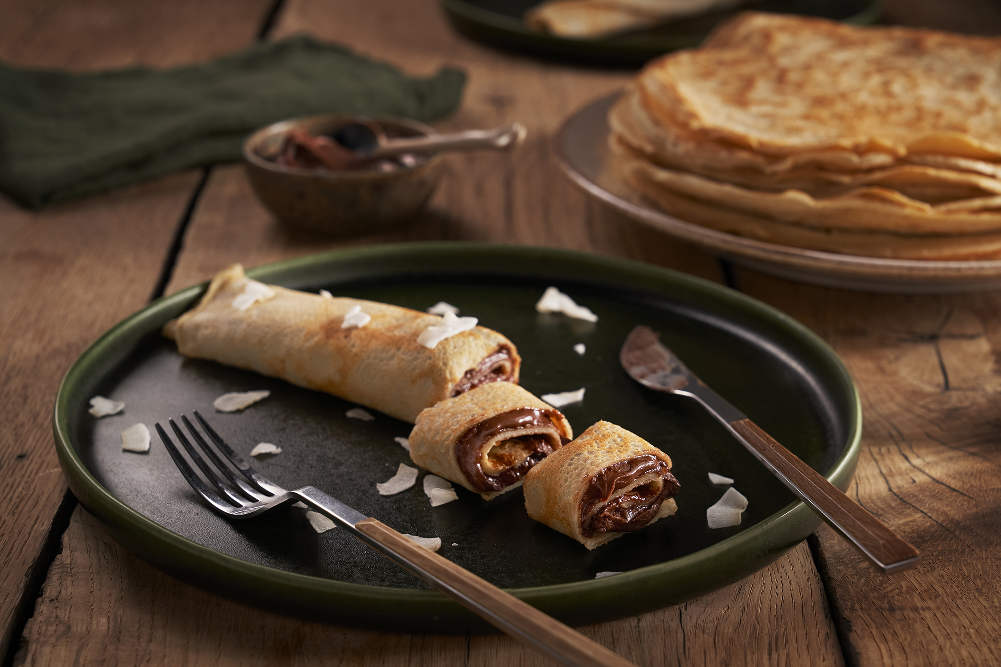 Pannenkoeken met kaas en spek - Recept - Koopmans.com