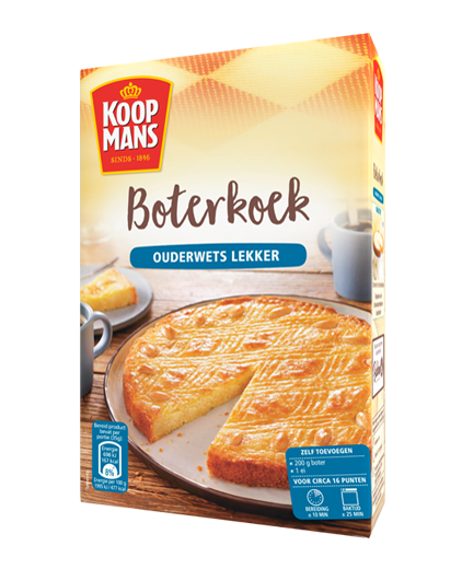 Boterkoek met walnoten en gember - Recept - Koopmans.com